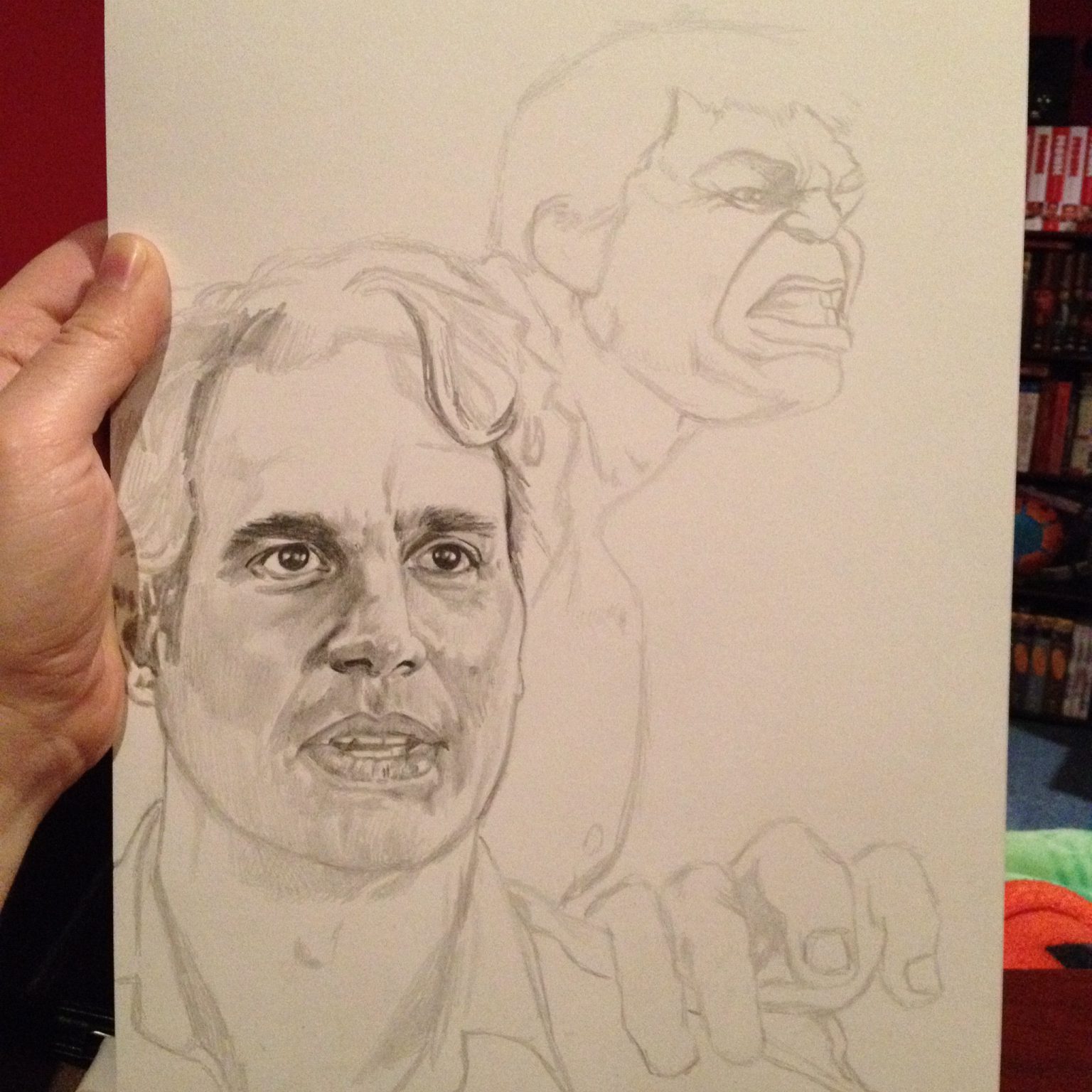 Process of a Portrait: Hulk (Mark Ruffalo) – The Artwork of John DiBiase
