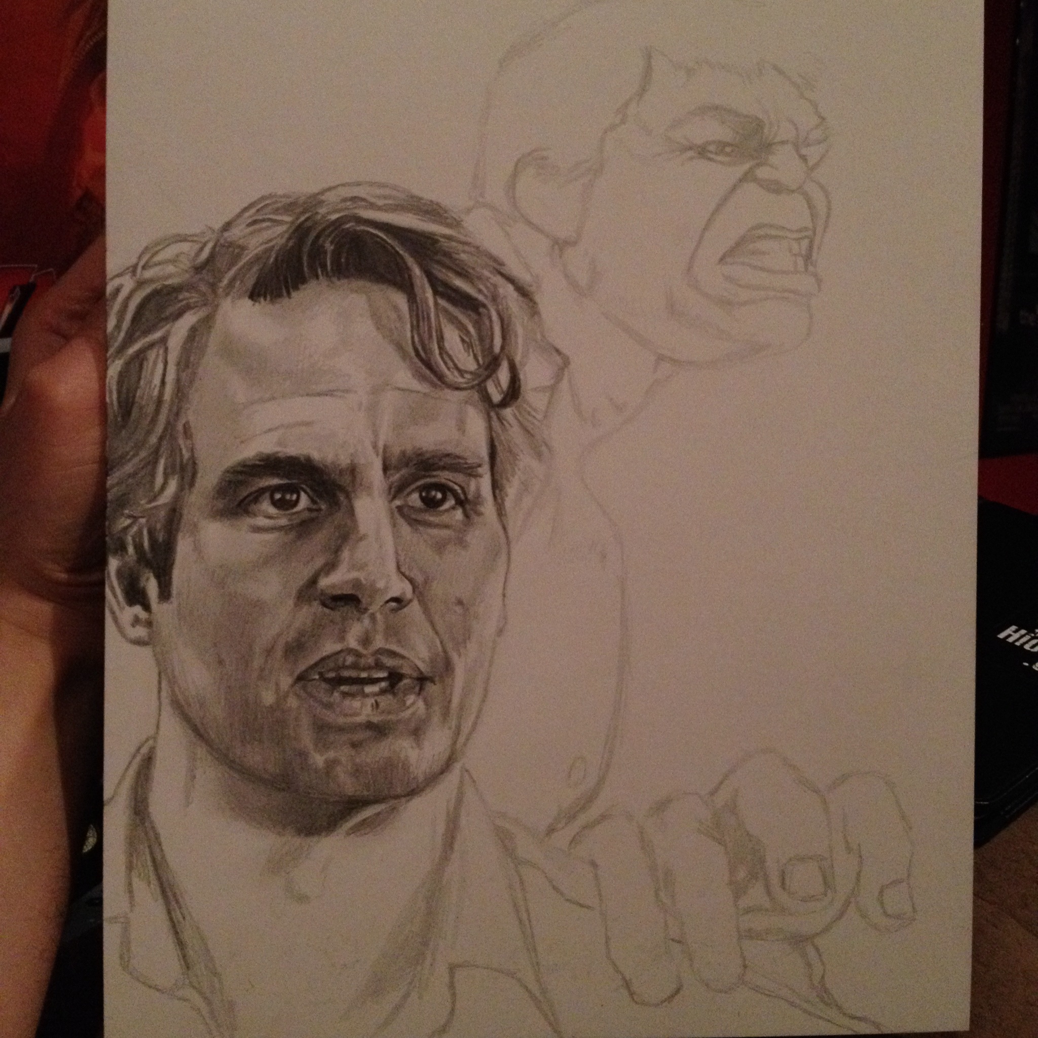Process of a Portrait: Hulk (Mark Ruffalo) – The Artwork of John DiBiase