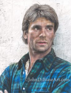 Richard Dean Anderson as “MacGyver” Colored Pencil Portrait Drawing ...
