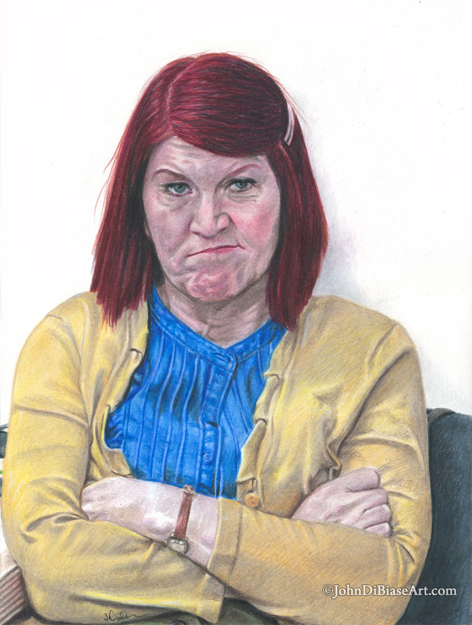 AUTOGRAPHED Meredith Palmer (Kate Flannery) from The Office Freehand ...