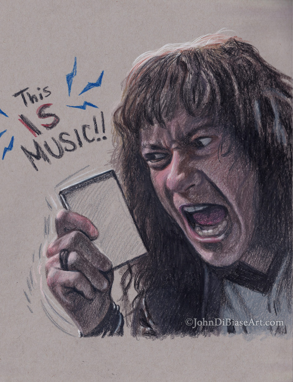 Eddie from “Stranger Things 4” Freehand Colored Pencil Drawing for ...